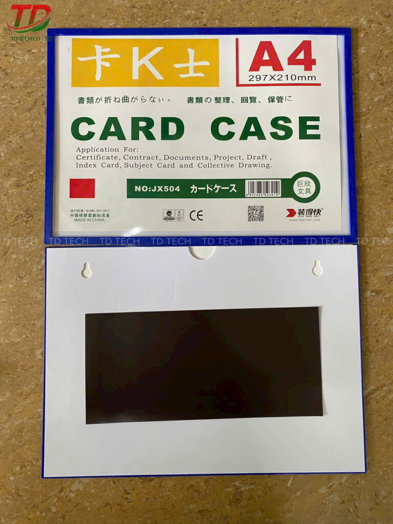 Bìa card case nam châm A3, A4